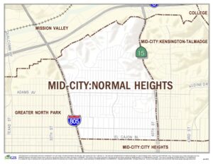 Community Map - Normal Heights Community Planning Group